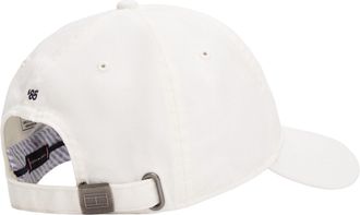 Tommy Hilfiger Herren Cap Flag Soft Panel aus Baumwolle, Weiß (Ivory Silk), Einheitsgröße