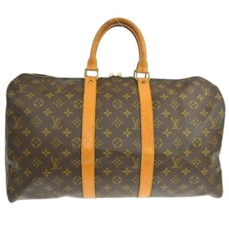 Louis Vuitton unisex, Pre-owned, Brun, Taille: ONE Size Pre-owned Keepall 45