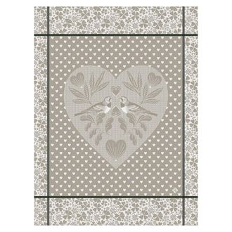 Le Jacquard Fran&ccedil;ais Le Jacquard Fran&ccedil;ais 27448 Geschirrtuch Amour Ble 80X60 cm Baumwolle