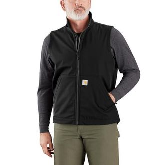 Carhartt Work in Progress Rain Defender 106439 Gilet softshell &agrave; coupe d&eacute;contract&eacute;e pour homme, noir, Medium