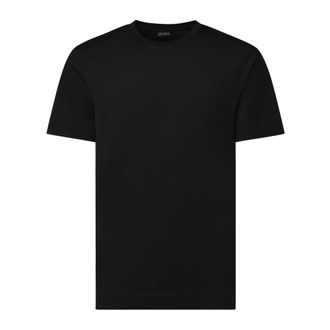 Ermenegildo Zegna Homme, Tops, Noir, Taille: 3XL T-Chemises