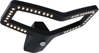 Paulmann 94795 LED Außenwandleuchte Alara Bewegungsmelder IP44 eckig 375x270mm 3000K 10W 600lm 230V Anthrazit Metall