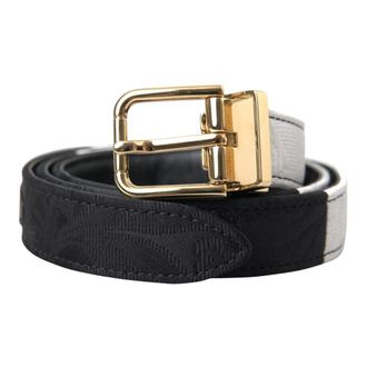 Dolce & Gabbana Patchwork-G&uuml;rtel mit Metallschnalle - - Accessories - Damen - Mehrfarbig - ONE SIZE
