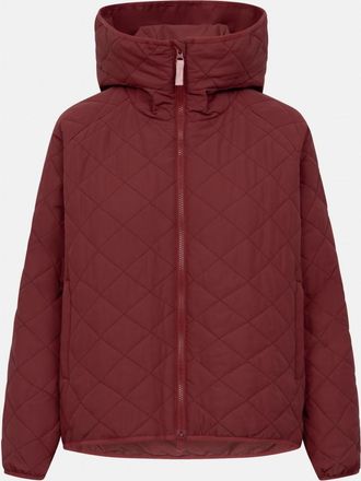 Derbe Derbe &Uuml;bergangsjacke Quiltby Short Damen Rot Bordeaux Ste