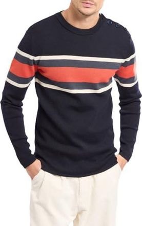 Armor Lux Pull Ray&eacute; en Laine Deauville