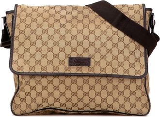 Gucci sac à bandoulière Messenger (2000-2015) - Marron