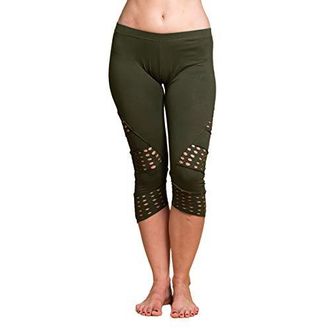 Panasiam Akali Leggings 3/4 (1401) M in Olive-Green