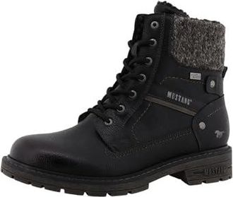 Mustang Jeans Bottines dextérieur pour femme avec doublure chaude 15M0022002, Noir, 42 EU