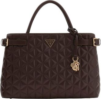 Guess Femme, Sacs, Brun, Taille: ONE Size Paisleigh Girlfriend Satchel