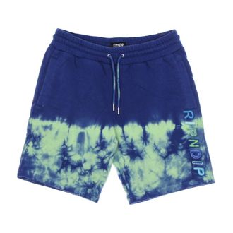 Ripndip Navy/Green Herren Trainingsanzug Shorts - - Shorts - Herren - Blau - XL