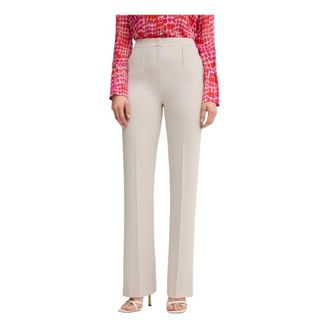 Patrizia Pepe Pantalon large - Femme - Pantalons - Beige - Taille: 36 FR