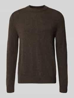 Sams&oslash;e & Sams&oslash;e Regular Fit Strickpullover aus reiner Wolle Modell ISAK