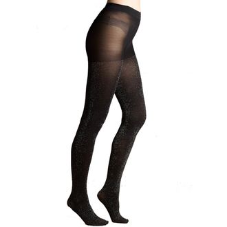 Daxon by - Lot 2 paires collants paillet&eacute;s argent&eacute;s