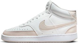 Nike Nike Sneaker WMNS Court Vision Mid, Summit White/Lt Orewood BRN-White, CD5436-106, 40 EU (W 8.5 US)