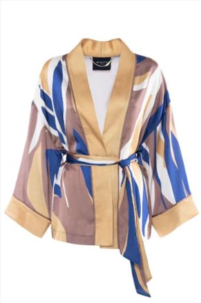 Nenette Femme, Pulls, Multicolore, Taille: 40 FR Kimono Jacket