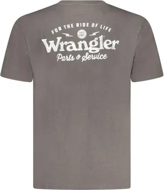 Wrangler T-Shirt Stylisches Herren Rundhals T-Shirt mit Grafikdruck