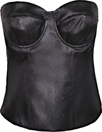 Federica Tosi Femme, Tops, Noir, Taille: 42 FR Hauts sans manches