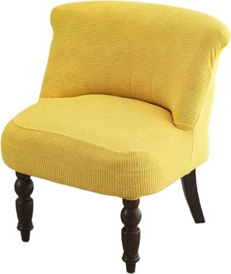 Generic Stretch Bezug F&uuml;r St&uuml;hle Ohne Armlehnen, Jacquard Stoff Spannbezug Waschbar Mit Rutschsicherung, Hunde Freundlicher M&ouml;belschutz F&uuml;r Sessel, Wohnzimmer