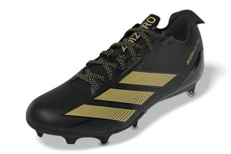 adidas Adizero Electric Baskets de football américain pour homme, Noir/doré métallisé/noir, 53 1/3 EU