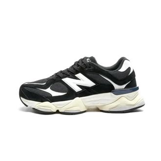 New Balance Schwarz Wei&szlig; Sportliche Sneakers 9060 Modell - - Shoes - Herren - Schwarzk - 39 1/2 EU