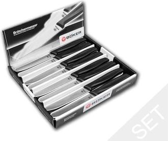 Böker Brötchenmesser Schwarz Display 72 Stück