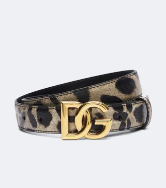 Dolce & Gabbana G&uuml;rtel DG aus Leder