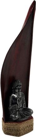 Guru Shop Palmenblatt Buddha, Braun, 45x12x11 cm