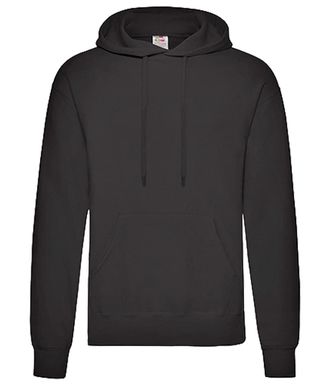 Fruit Of The Loom Herren Kapuzenpullover S M L XL XXL 3XL 4XL 5XL auch Sets, Schwarz, XXXXX-Large