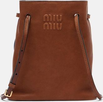Miu Miu Schultertasche aus Leder