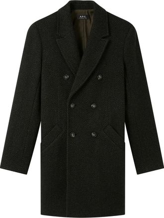 A.P.C. Manteau Joan Chevrons Laine A.P.C