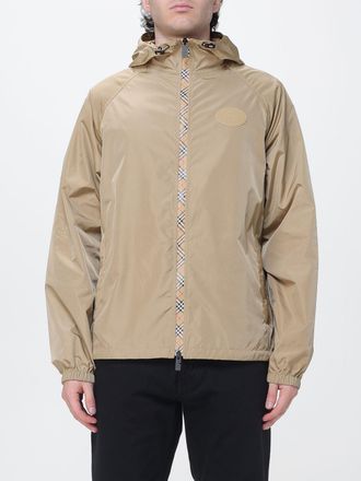 Burberry Coupe-vent &agrave; capuche relaxed fit en nylon avec logo EKD