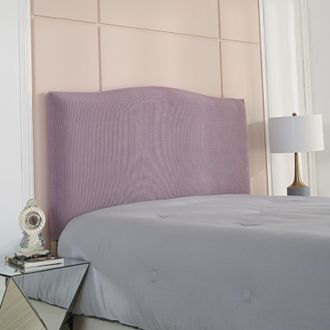 Generic Elastische Version Bettkopfteil Bezug Vollformat Kopfteil Bezug Staubschutzh&uuml;lle f&uuml;r Polsterm&ouml;bel im Schlafzimmer Lila Kopfteil f&uuml;r kalifornisches Kin