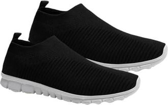 IFUNDOM Chaussures de Sport D&eacute;contract&eacute;es pour Femmes Chaussures de Course Antid&eacute;rapantes en Maille Respirante L&eacute;g&egrave;res et Confortables Taille 41 Noir Adapt&eacute;es