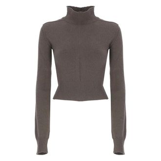 Rick Owens Damen, Strickwaren, Grau, SGr&ouml;&szlig;e