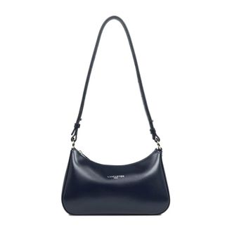 Lancaster Stilvolle Umh&auml;ngetasche mit Rei&szlig;verschluss Blau - - Bags - Damen - Blau - ONE SIZE