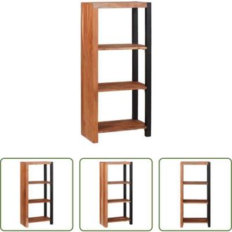 vidaXL B&uuml;cherregal Braun - B&uuml;cherregal Braun 70 x 30 x 110 cm Massivholz Akazie