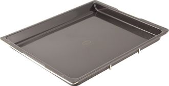 Dr. Oetker Backblech Emaille, rechteckiges, individuell verstellbares Ofenblech für jeden Backofen, für Kuchen & Pizza, schnitt- und kratzfeste Oberfläche, (Farb