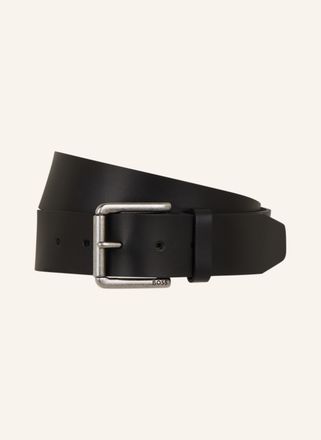 HUGO BOSS Lederg&uuml;rtel Joris schwarz