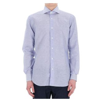 Barba Homme, Chemises, Multicolore, Taille: L Camicia sartoriale bacchettata