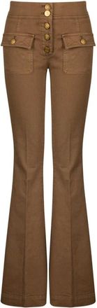 Seafarer Femme, Pantalons, Brun, Taille: W30 Anais Pantalon &Eacute;vas&eacute; Taille Haute
