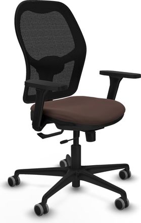 Piqueras y Crespo Schreibtischstuhl f&uuml;r Telearbeit mit 3D-Armen, h&ouml;henverstellbare Lendenwirbelst&uuml;tze, ausgestattet mit Syncro/Traslack und injiziertem Schaumstoff, Sch