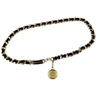Chanel Ceinture cha&icirc;ne doccasion - Femme - Pre-owned - Noir - Taille: ONE Size