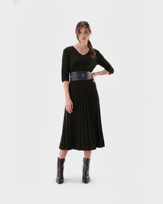 van Laack Strickkleid aus Merinowolle