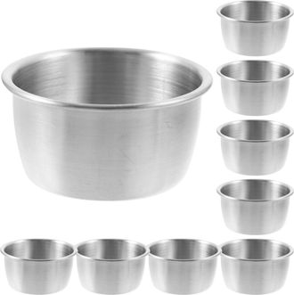 UPKOCH 10 x Saucenbecher aus Edelstahl