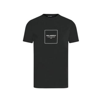 Karl Lagerfeld Homme, Tops, Noir, Taille: M T-shirt