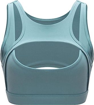 Generic Soutien-gorge de sport 2026 pour femme - Solide et r&eacute;sistant aux chocs - D&eacute;bardeurs de yoga et de fitness, bleu, L