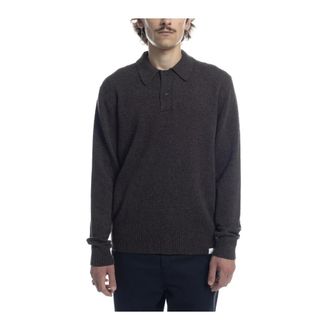 Norse Projects Merino-Lambswoll-Polohemd - - Knitwear - Herren - Braun - L
