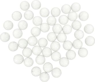 BESPORTBLE 180 Stück Klare Glasperlen Transparente Polierte Dekokugeln für Aquarium Basteln Vasenfüllung Sichere Funkelnde Glassteine für Fischbecken und Kreativ