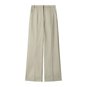 Patrizia Pepe Femme, Pantalons, Beige, Taille: 42 FR Pantalon &agrave; Jambes Larges