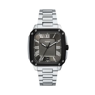 Fossil Uhr Fossil Crosby FS6122 Silberfarben